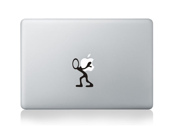 Delivery Stick Man Sticker for Apple MacBook | Laptop Bags United ...